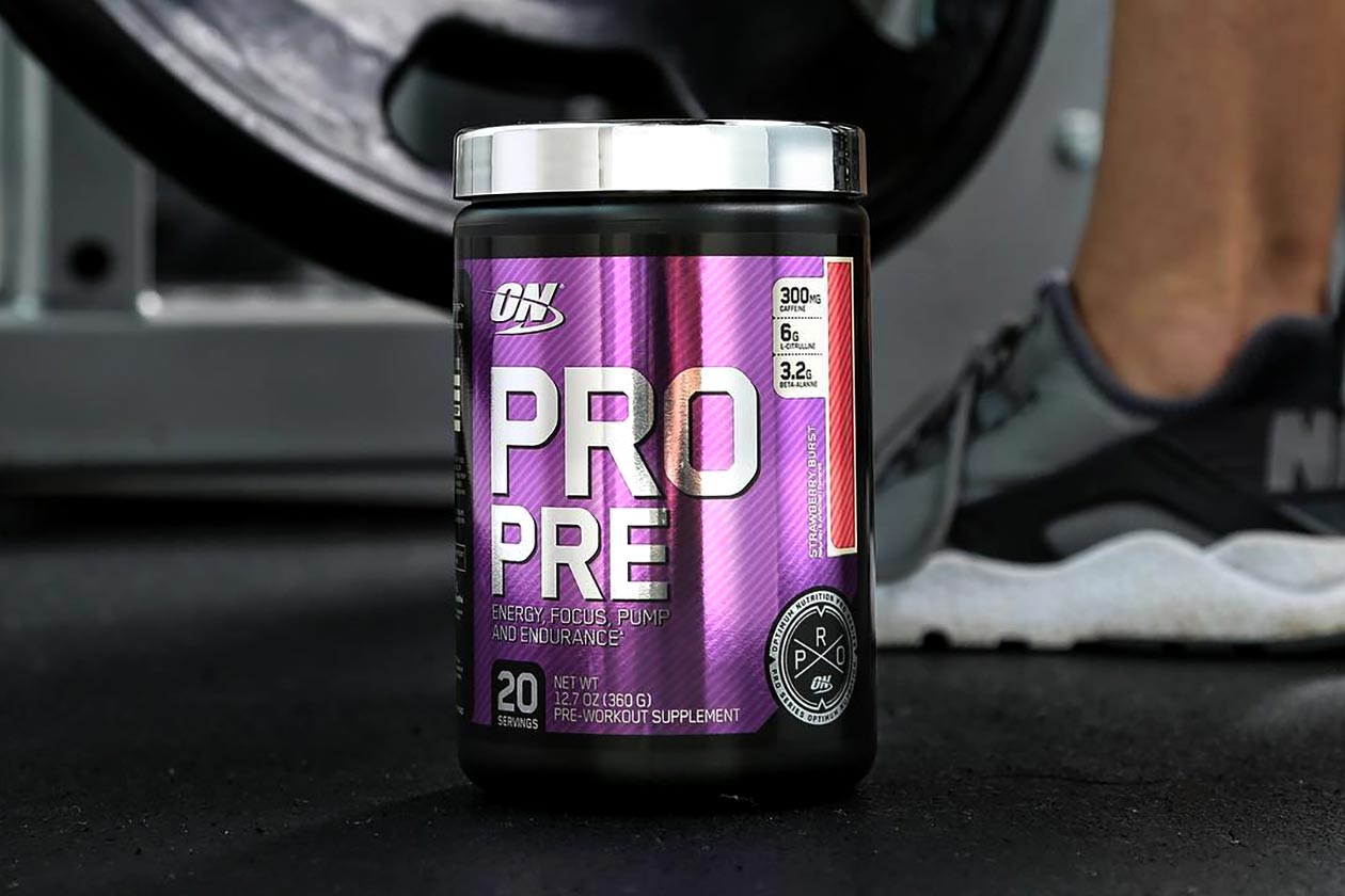 Bodybuilding.com drops Optimum Pro Pre to $1.30 per serving - Stack3d