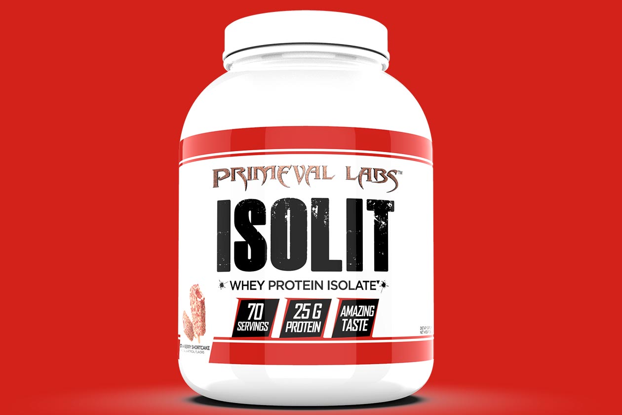 Primeval Labs Isolit gets a new Strawberry Shortcake flavor for its 5lb ...
