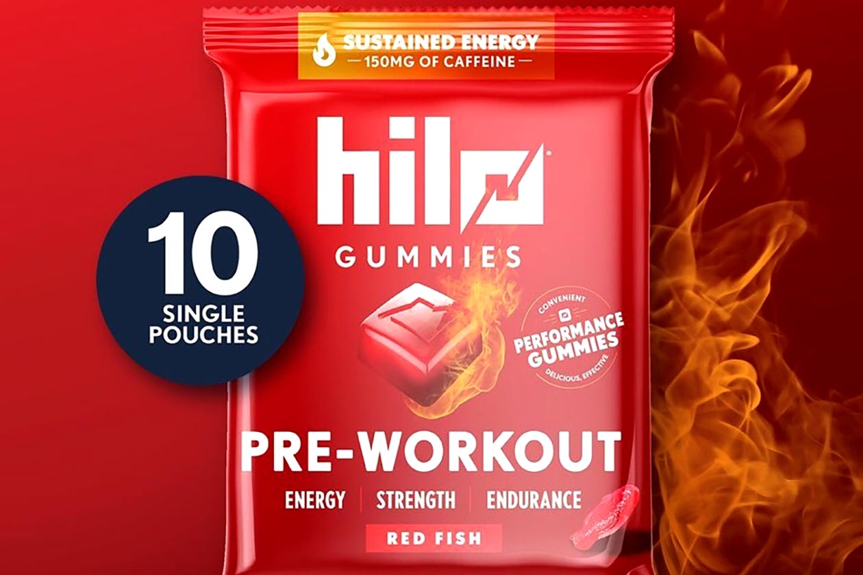 Hilo puts its Pre-Workout and Gametime gummies into 10 serving packets