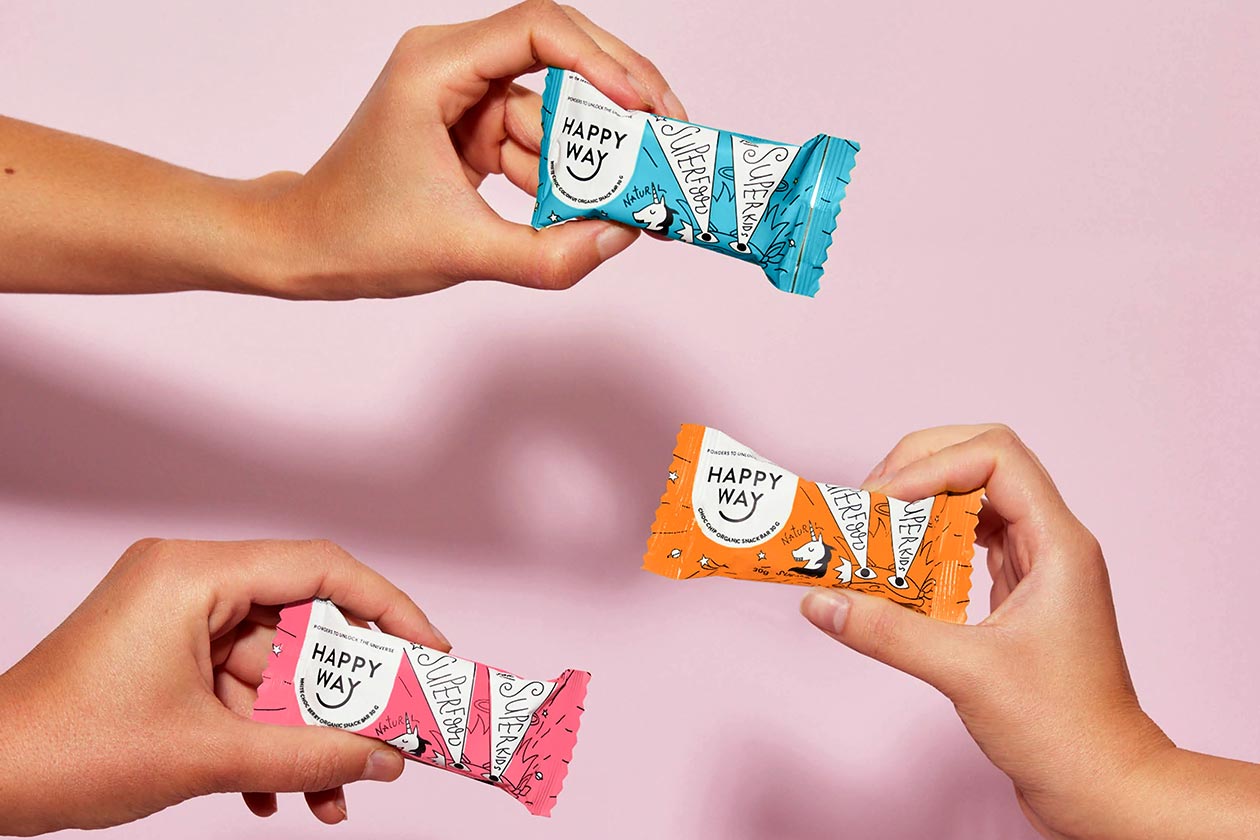 Happy Way's All Natural Snack Bar now comes in six flavors