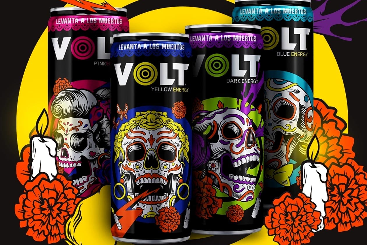 Volt Energy Drink's limited four-flavor Day Of The Dead Series
