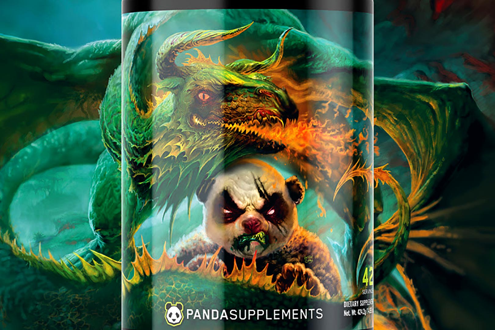 Panda Supplements loaded Dragon's Blood Pandamic pre-workout