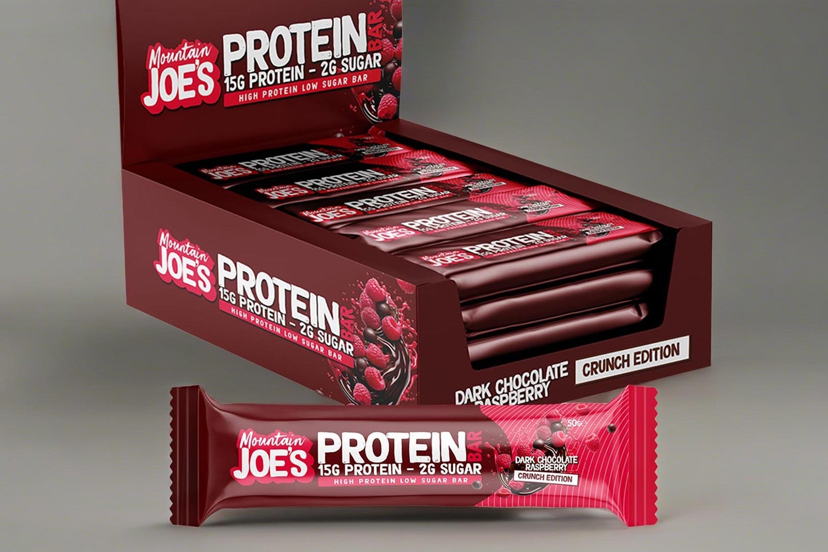 Mountain Joe's Crunch Protein Bar aims for a crispier experience