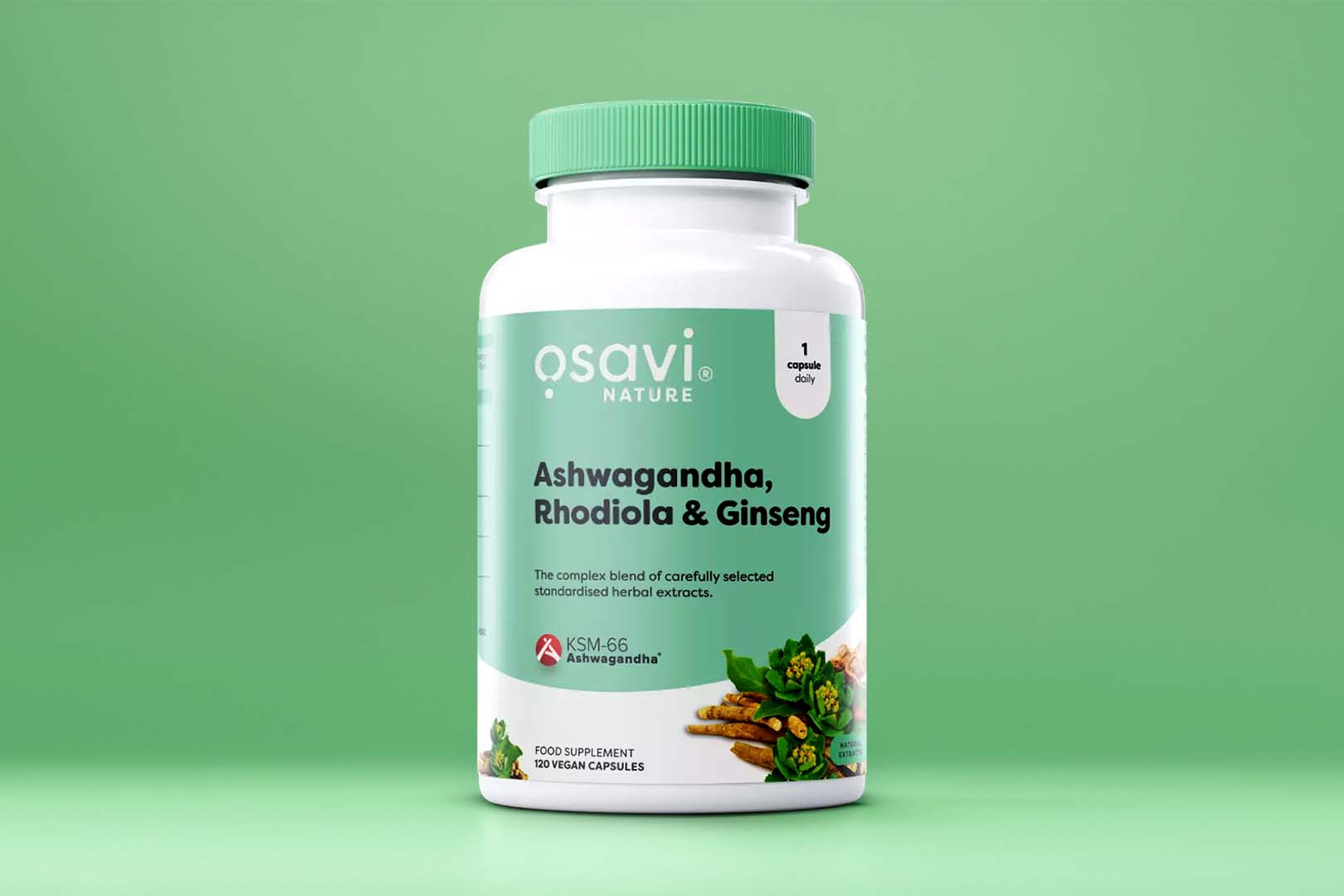 Osavi rolls together premium KSM-66, rhodiola and ginseng into a single ...