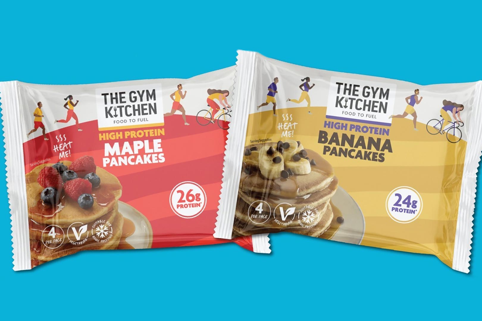 The Gym Kitchen makes soft and fluffy protein-packed pancakes