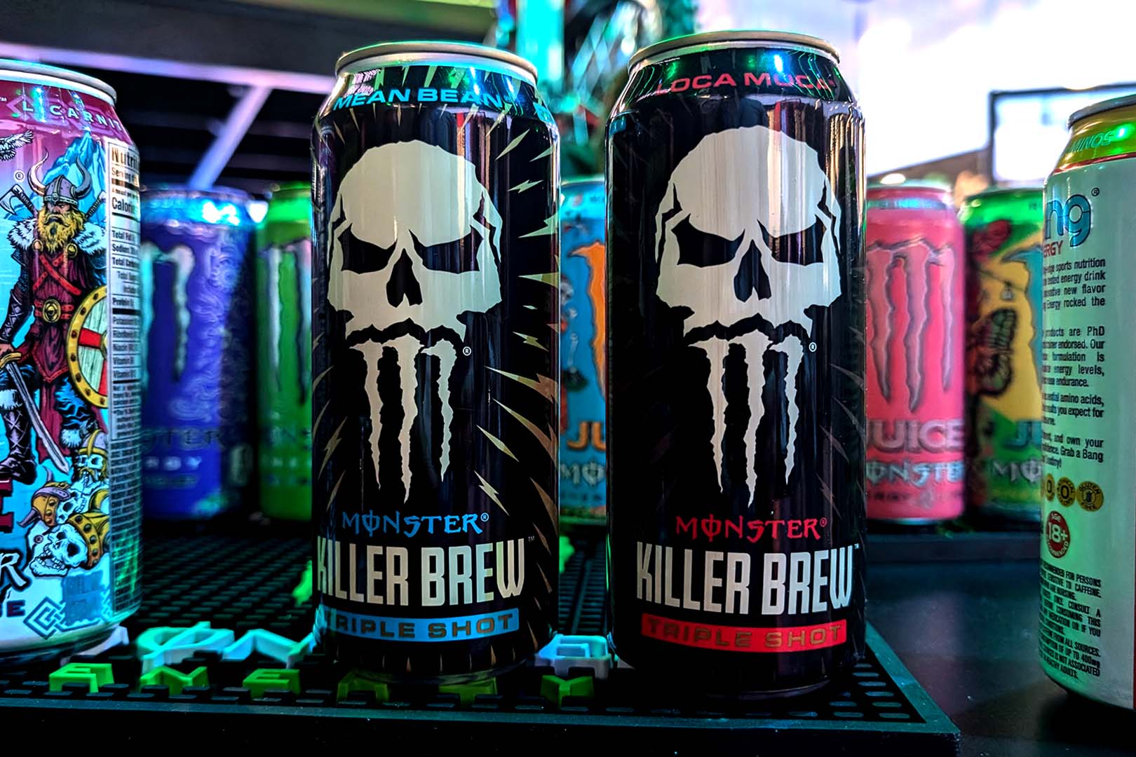 Monster Killer Brew packing 300mg in two coffee-style flavors