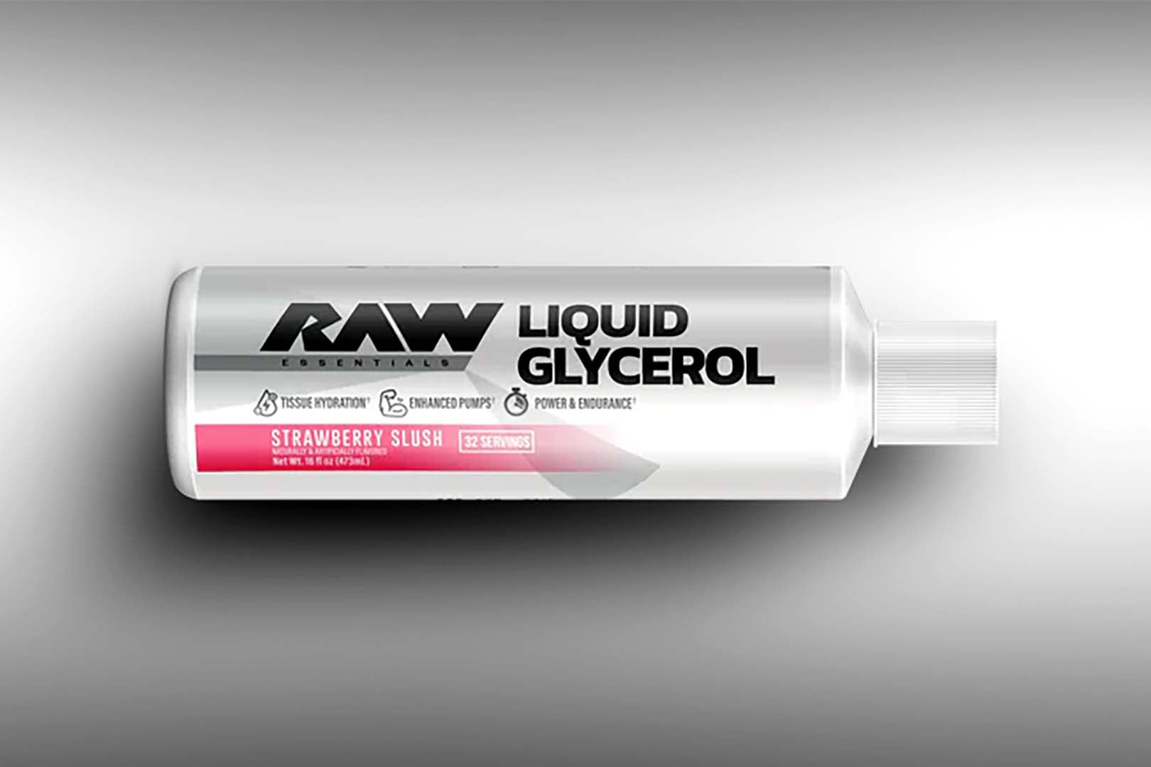 Raw Nutrition's Liquid Glycerol gives you 10g of glycerol a serving