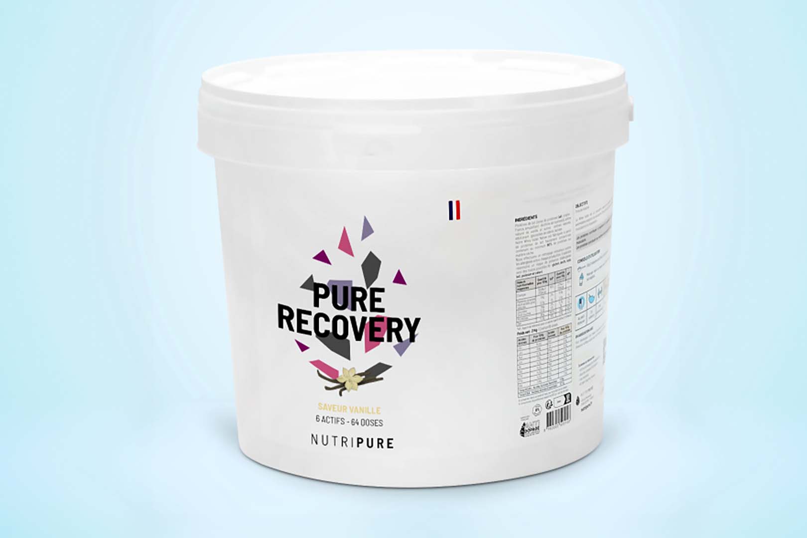 Nutripure almost triples the size for its 2kg bucket of Pure Recovery