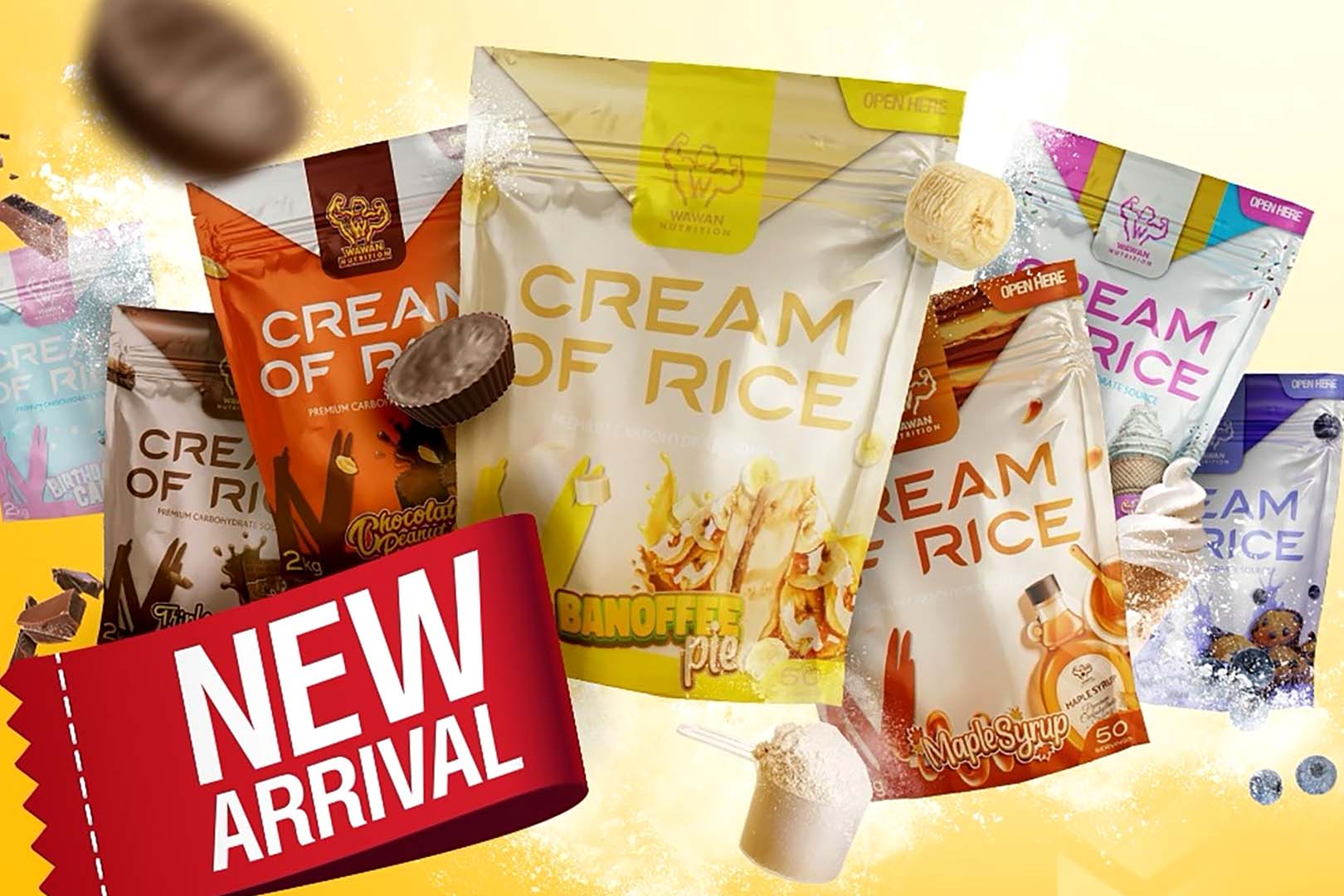 Wawan Protein debuts its Cream Of Rice in ten different flavors