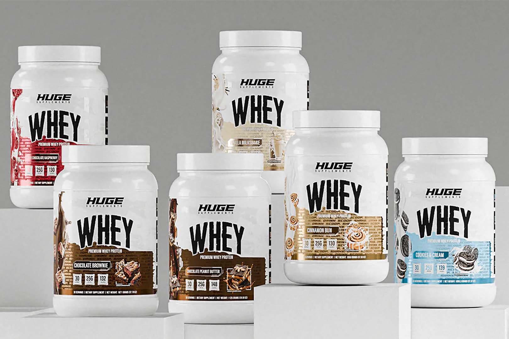Revamped Huge Whey protein offers improved taste and texture