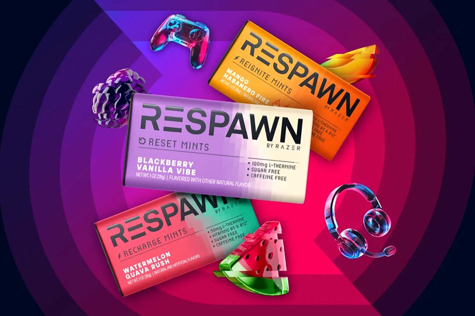 Razer's Respawn and Mars team up for functional gaming snacks