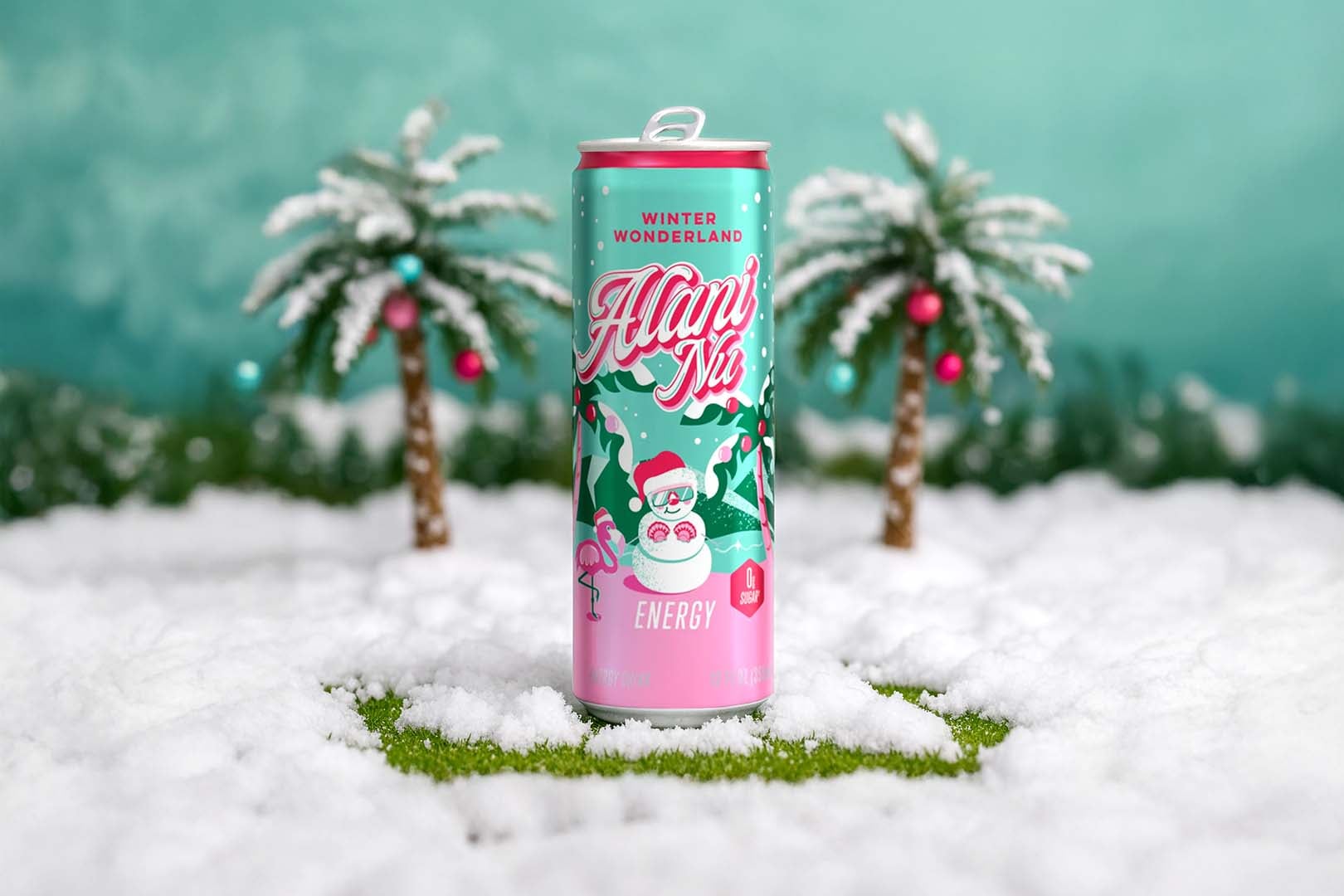 Rediscover festive Winter Wonderland Alani Nu Energy Drink