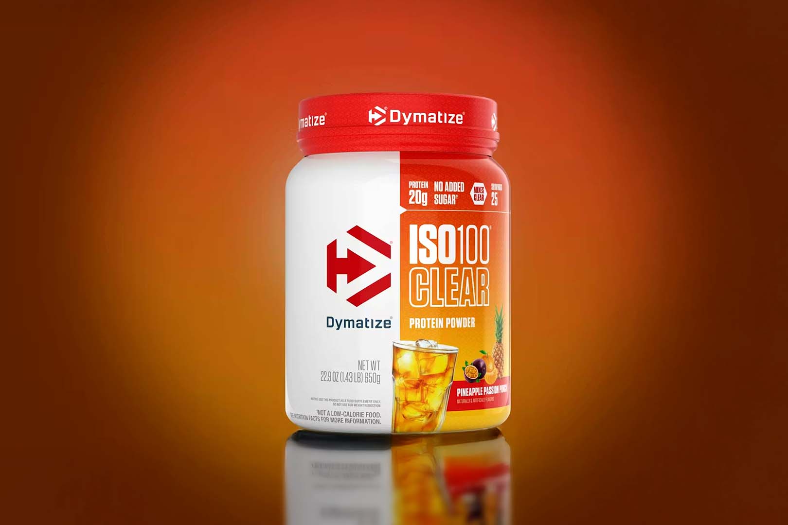 Dymatize's delicious Pineapple Passion Punch ISO100 Clear