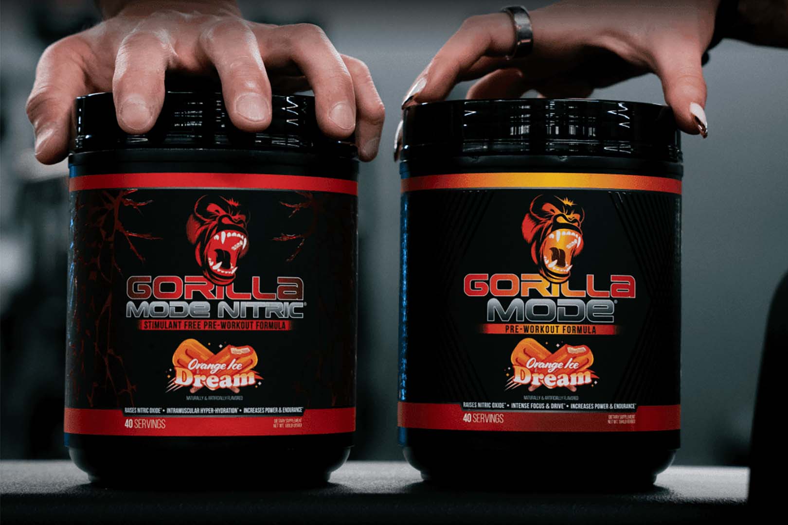 Gorilla Mind's Orange Ice Dream Gorilla Mode and Mode Nitric