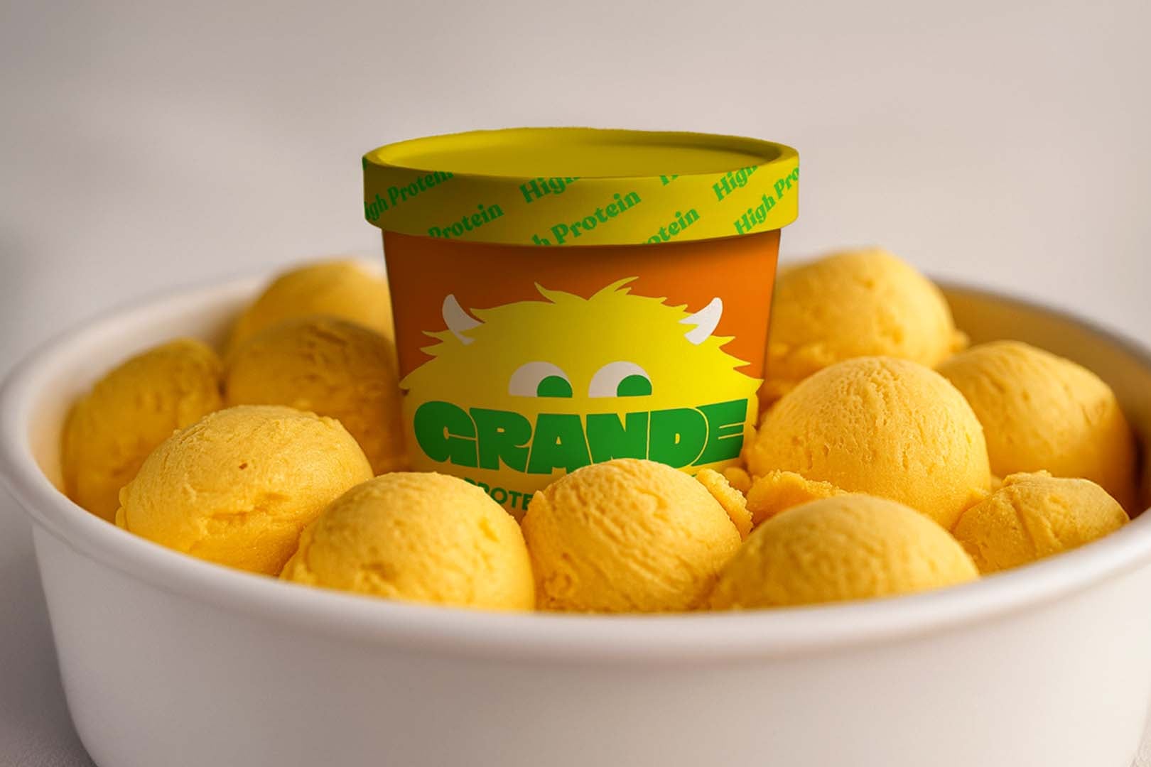 Grande Mango Tango high-protein ice cream from New Zealand
