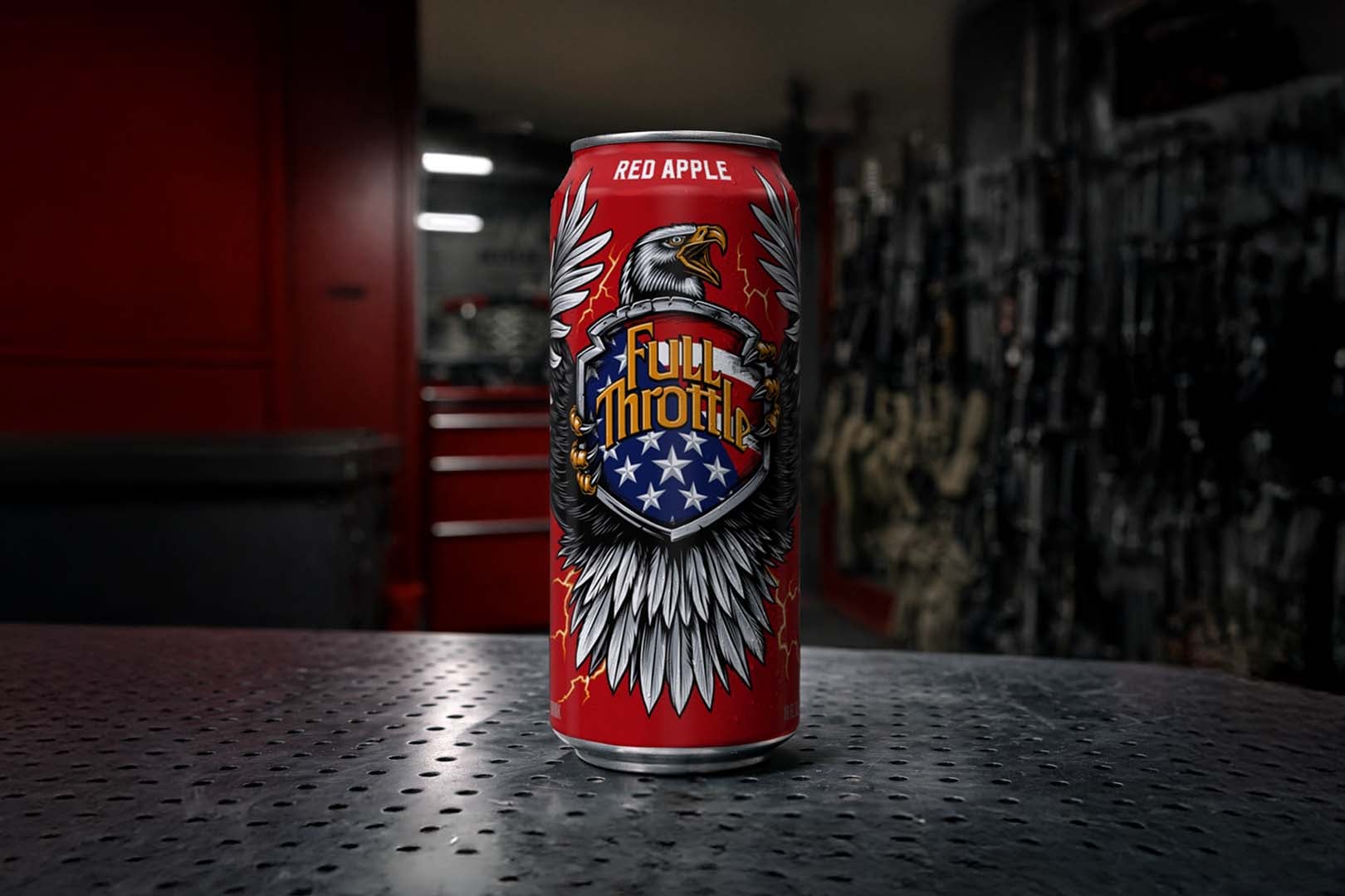 Upcoming Red Apple flavor of Full Throttle Energy Drink