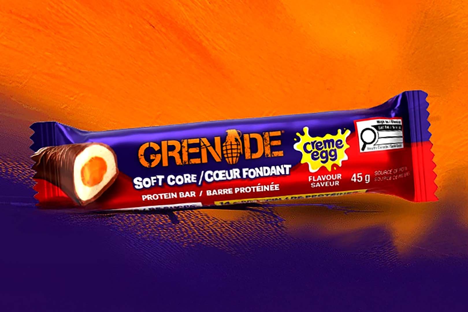 Delicious Grenade Cadbury Creme Egg Protein Bar now in Canada