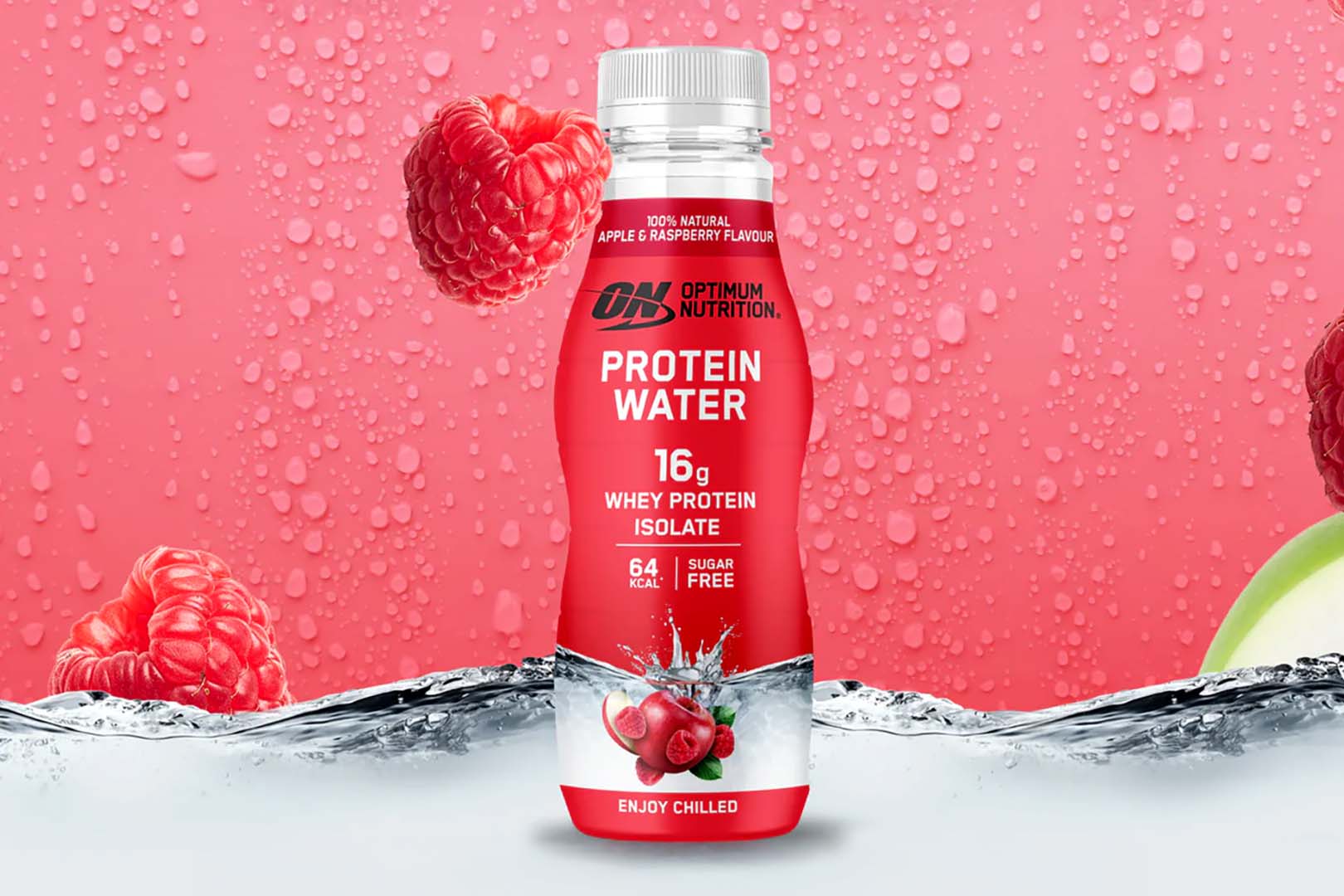 Optimum Nutrition Protein Water packs 16g protein with zero sugar