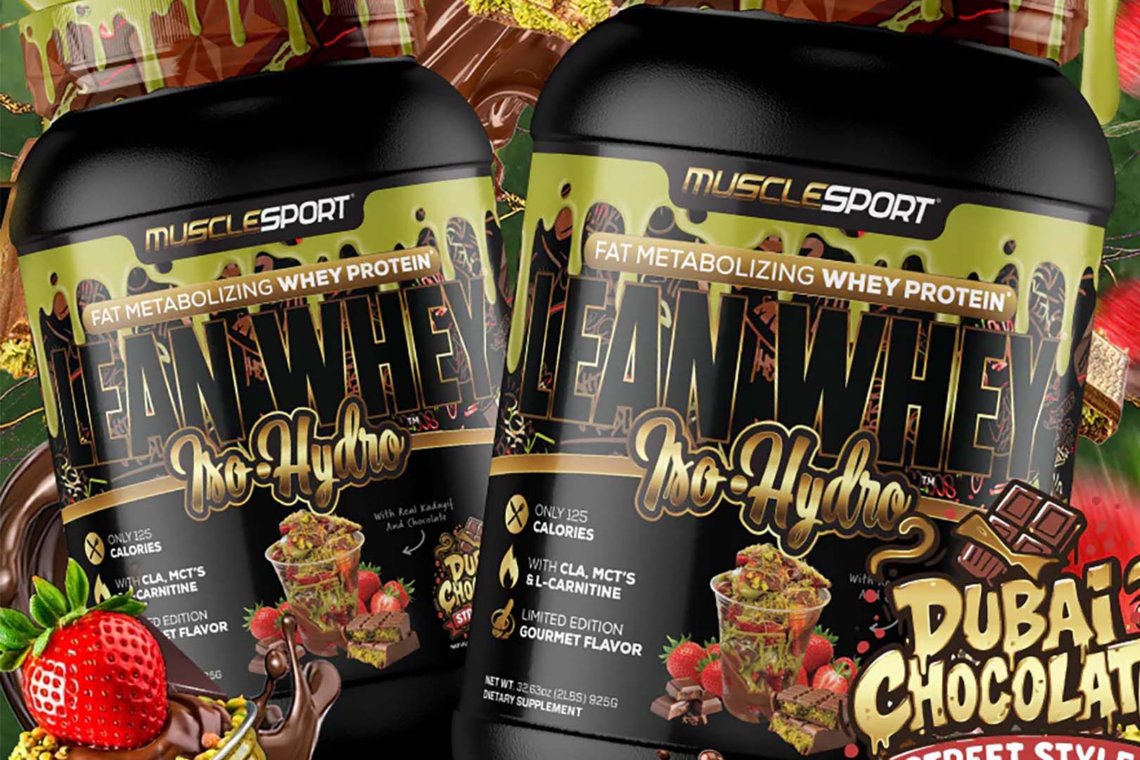 Where to buy Muscle Sport's Dubai Chocolate Street Style Lean Whey