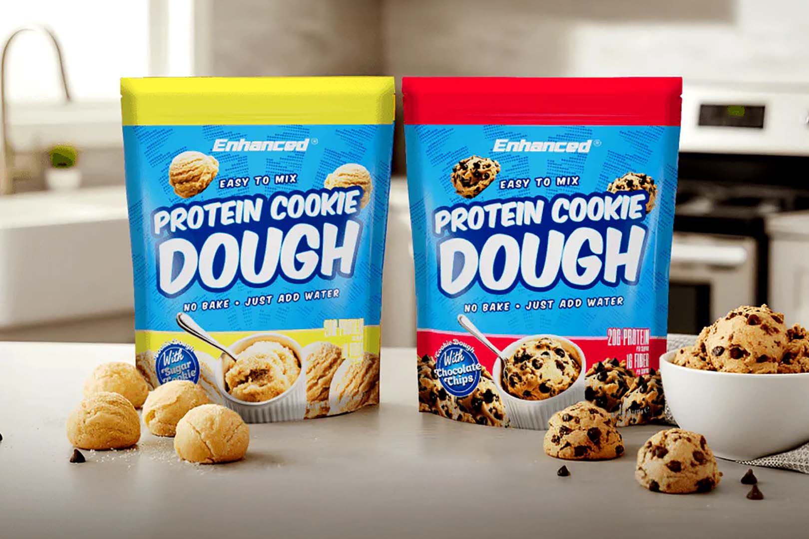 Enhanced Protein Cookie Dough for a cookie dough-like protein boost