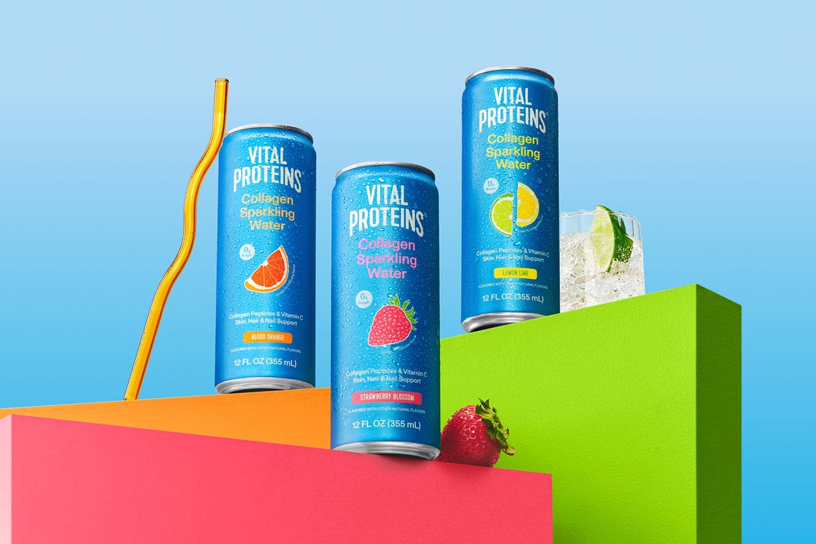 Vital Proteins Collagen Sparkling Water boosts skin and hair health