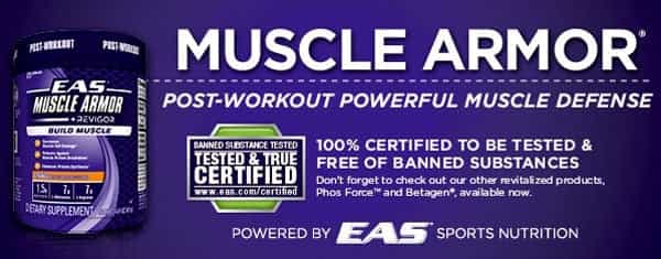 EAS back in action, look inside the supp Muscle Armour - Stack3d