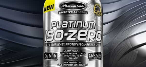 Unflavored whey isolate Platinum ISO-Zero, Muscletech's 20th Essential ...