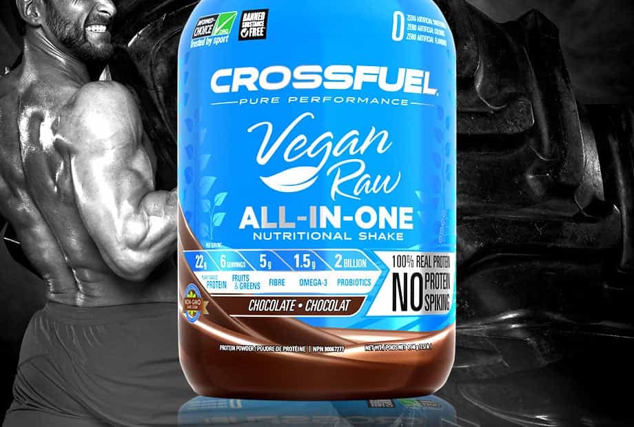 Crossfuel Vegan Raw packed with plant protein, fiber, omega-3s and more