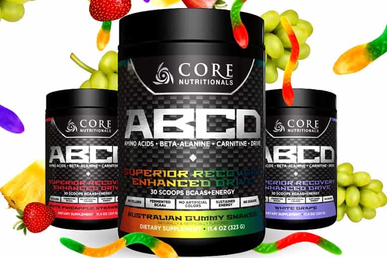 Core ABCD features the same dose of BCAAs per scoop as ABC - Stack3d