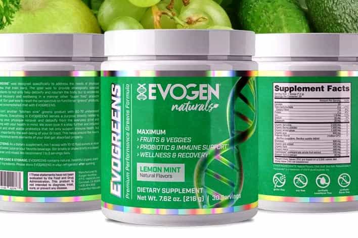 Evogen's Evogreens a comprehensive fruits and veggies formula - Stack3d
