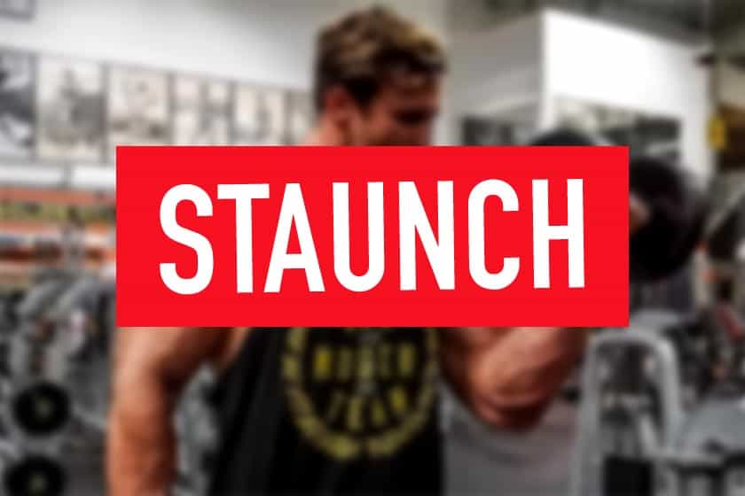 Staunch Supplements inspired and backed by Calum Von Moger - Stack3d