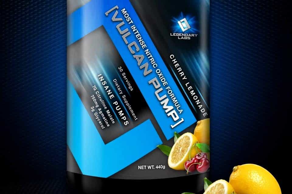 Legendary Labs welcomes its pump pre-workout Vulcan Pump - Stack3d