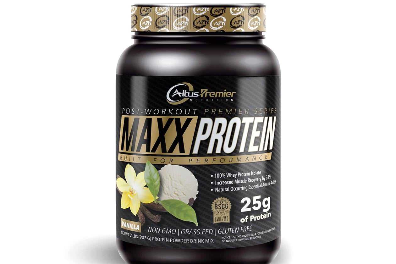 Altus Maxx Protein transparent, grass-fed and featuring Velositol