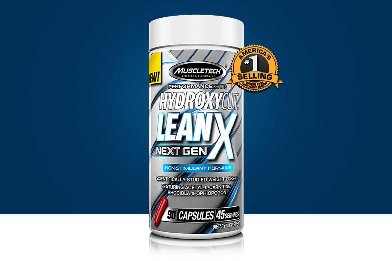 Hydroxycut LeanX featuring ingredients for weight loss and focus - Stack3d