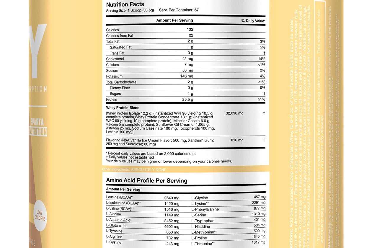 Sparta goes as transparent as possible for its delicious Spartan Whey - Stack3d