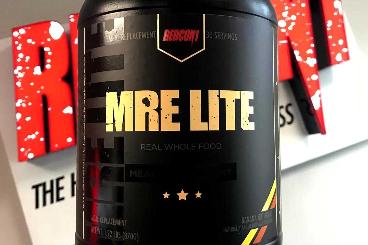 Redcon1's truly unique MRE Lite protein powder launches today - Stack3d