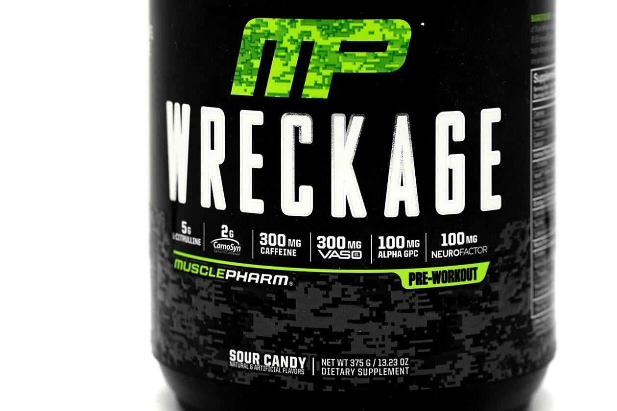 MusclePharm Wreckage Review: Powerful and well-rounded pre-workout - Stack3d