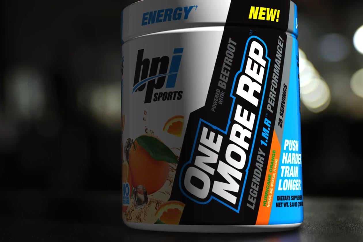 Latest One More Rep pre-workout arrives at $24.74 per tub - Stack3d