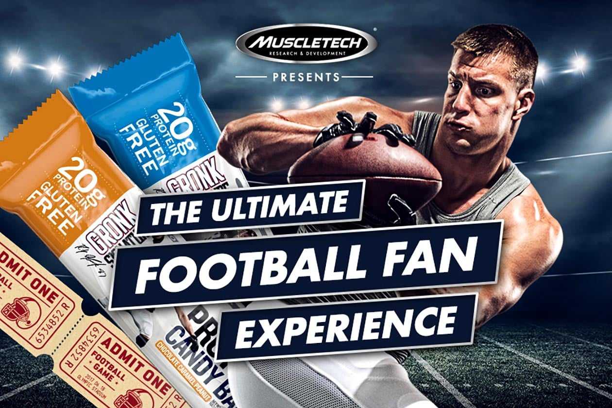 Win the ultimate football experience with Muscletech's Gronk Protein ...