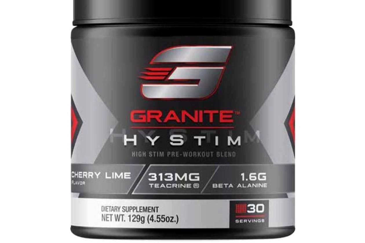 Granite keeps things fairly simple for its TeaCrine pre-workout HyStim