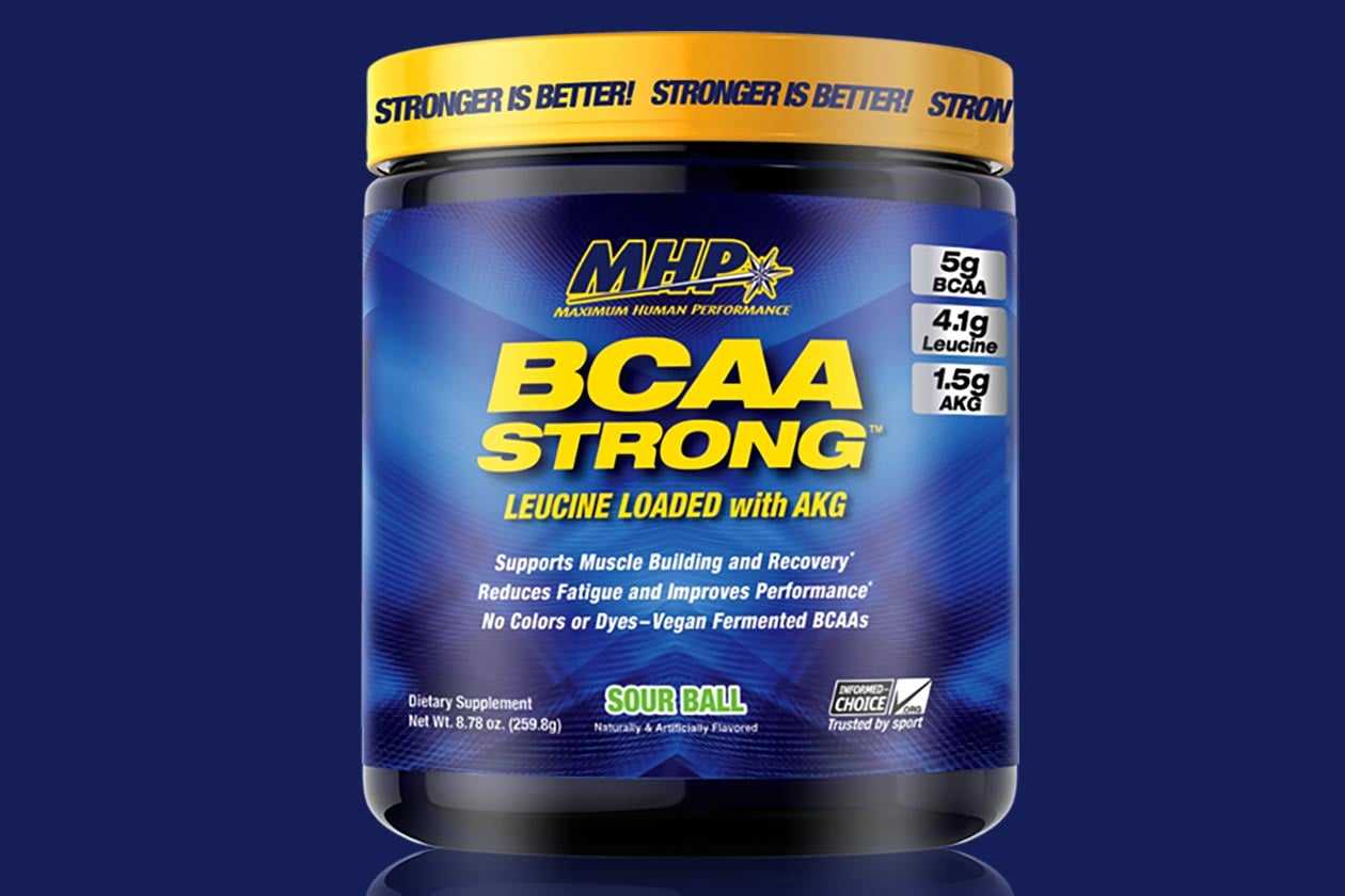 MHP goes with a heavy 10:1:1 ratio for its upcoming BCAA Strong - Stack3d