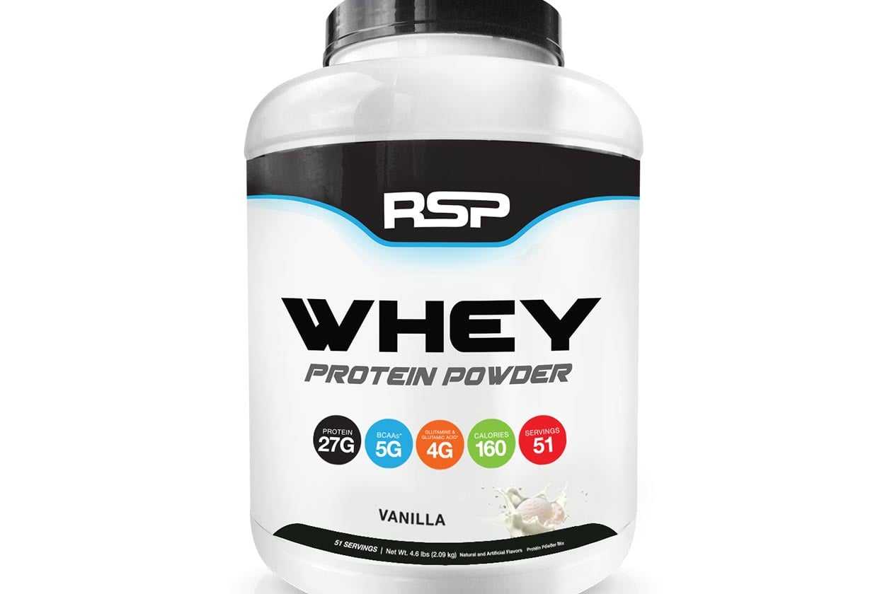 RSP Nutrition has a new whey protein that costs $39.97 for 5lbs - Stack3d