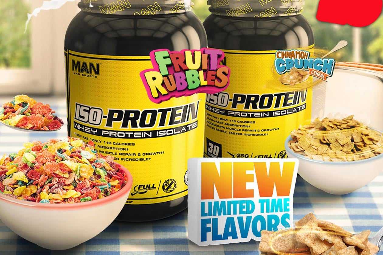 Cinnamon Crunch Cereal and Fruit Rubbles ISO-Protein have arrived - Stack3d