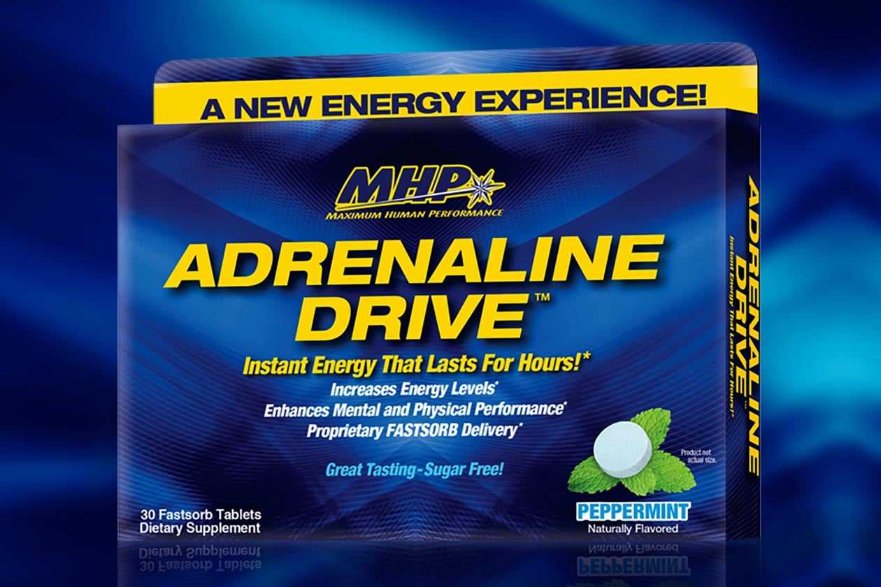 MHP Adrenaline Drive delivers instant energy in a dissolving tablet