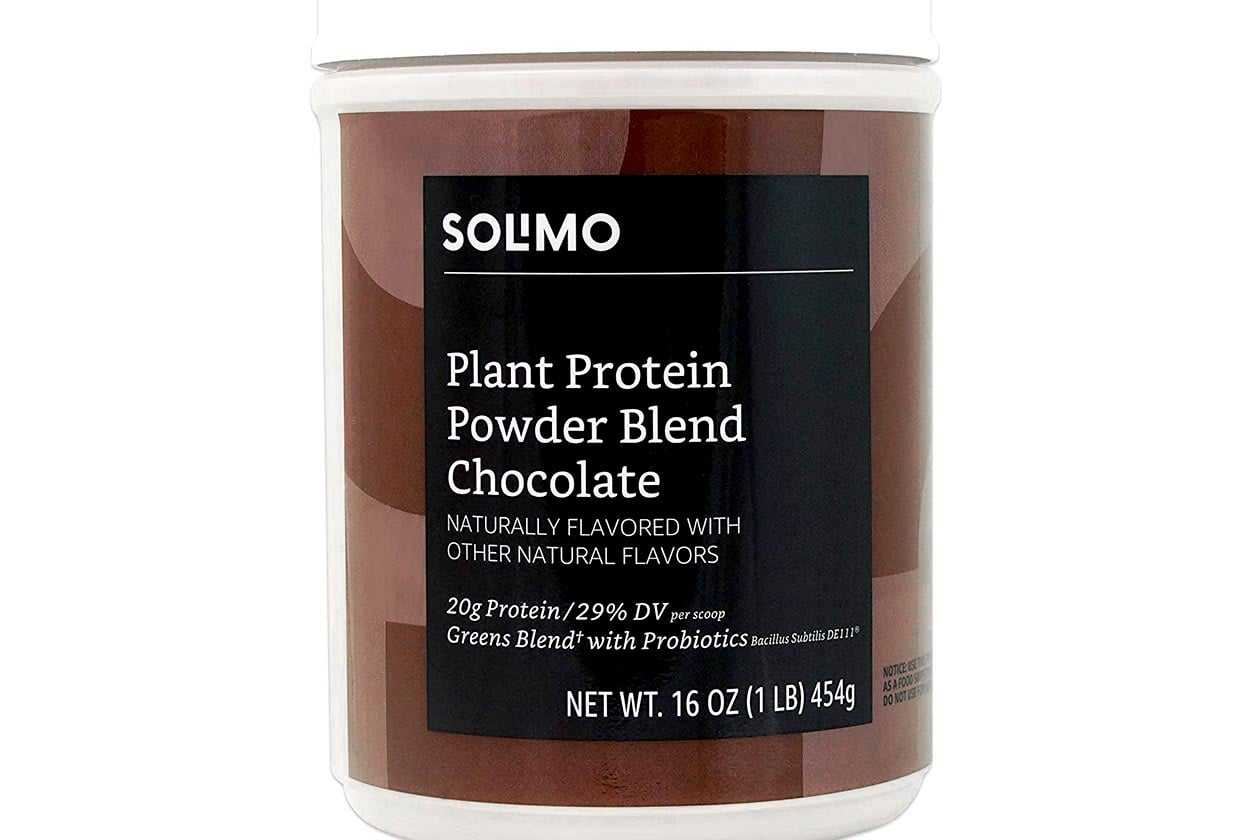Amazon brand Solimo adds a probiotic and greens infused plant protein ...