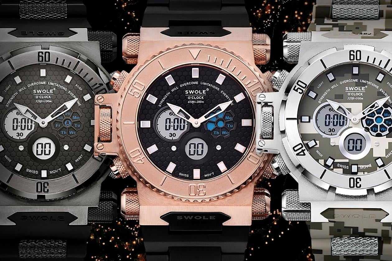 Swole O'Clock teases an even bigger bodybuilding watch - Stack3d