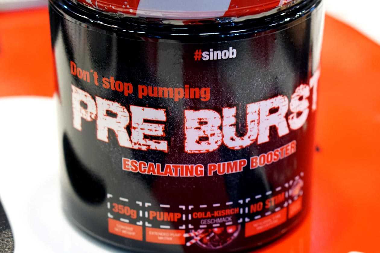 Sinob goes stimulant free for its latest pre-workout Pre Burst - Stack3d