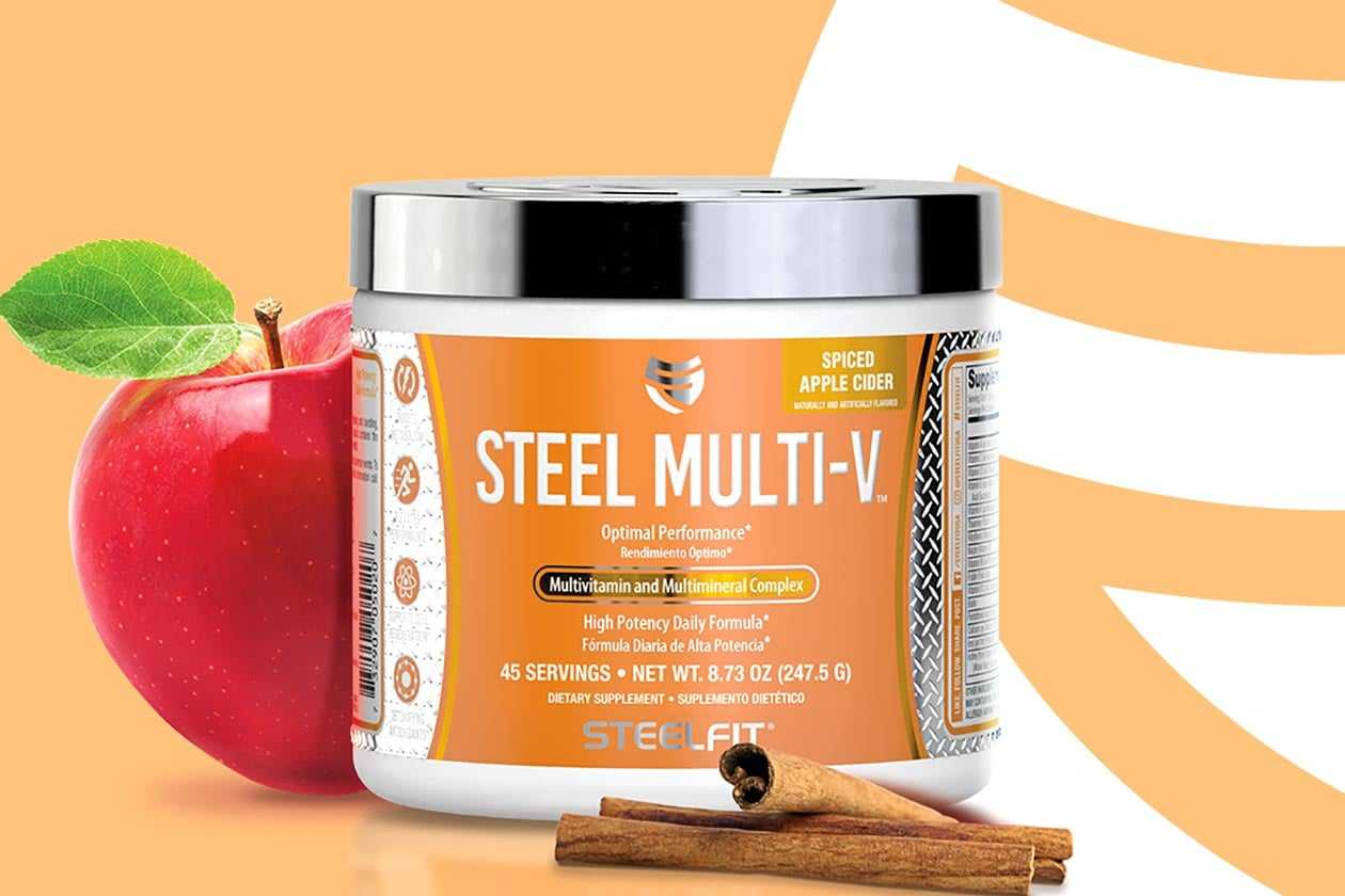 SteelFit introduces Steel Multi-V with more than just vitamins and minerals