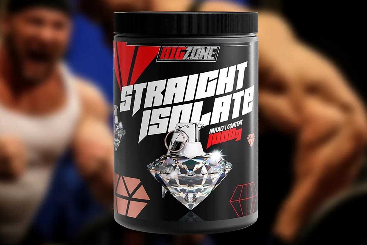 Big Zone Straight Isolate is a simple 1kg tub of whey protein isolate