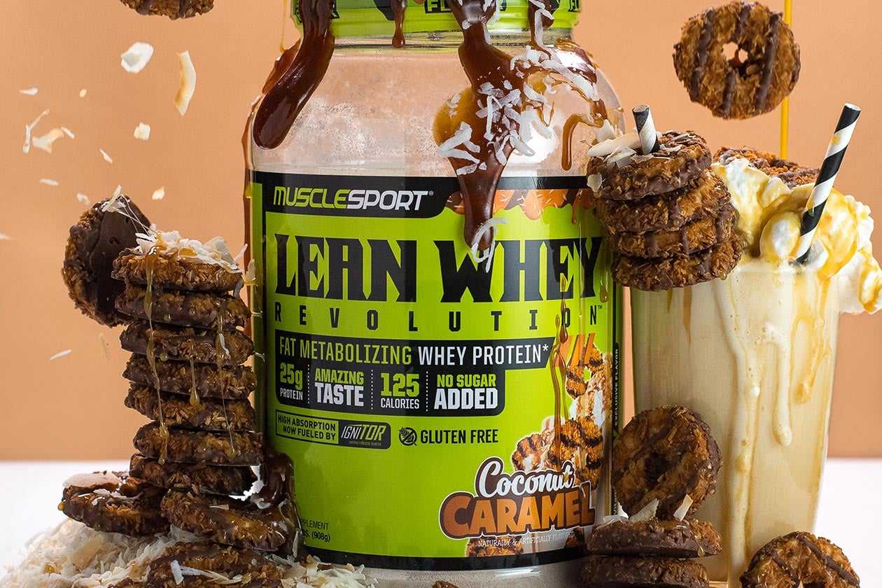Coconut Caramel and Fluffernutter Lean Whey launching in August